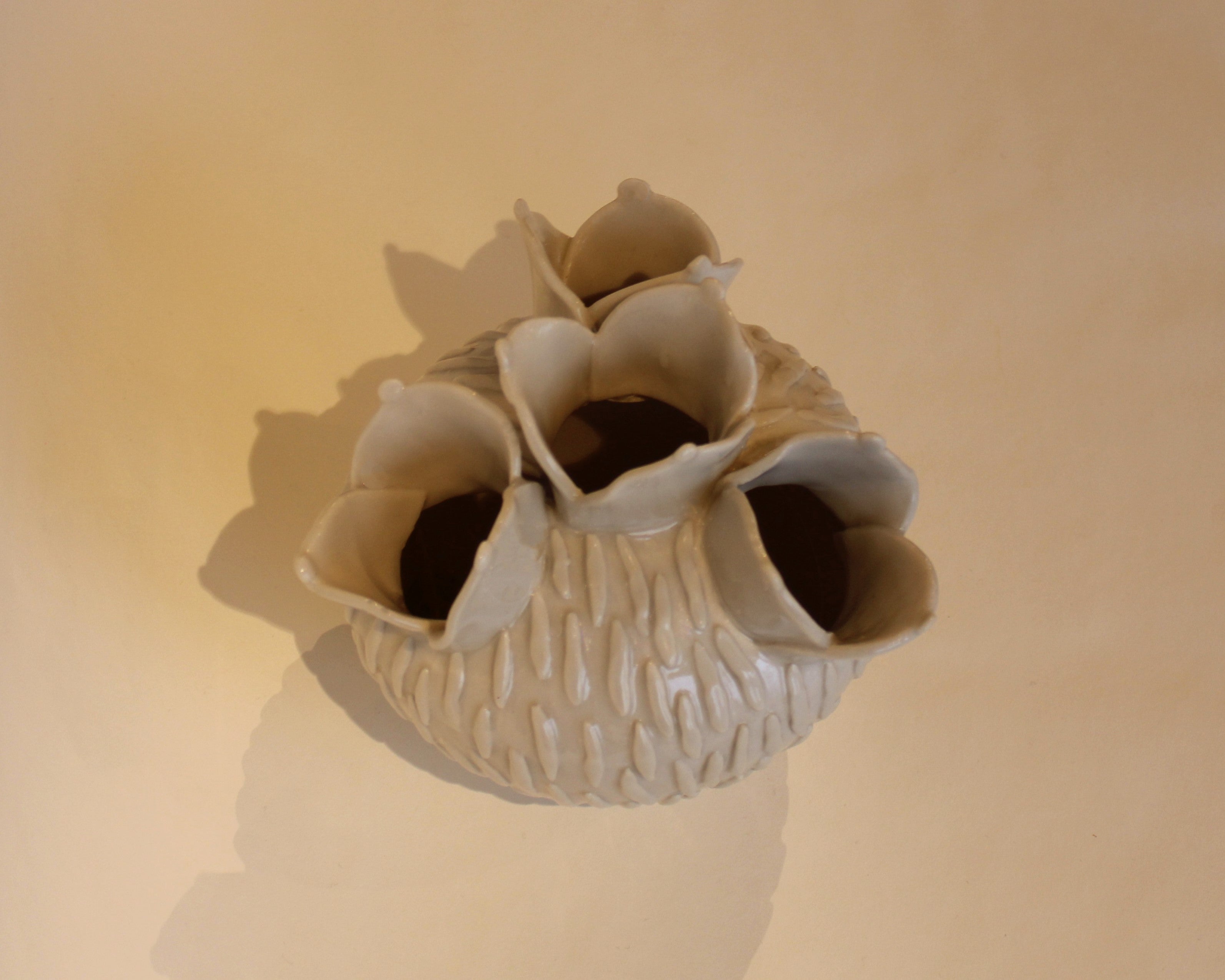 White Multi Vase – Lauren Clark Fine Art