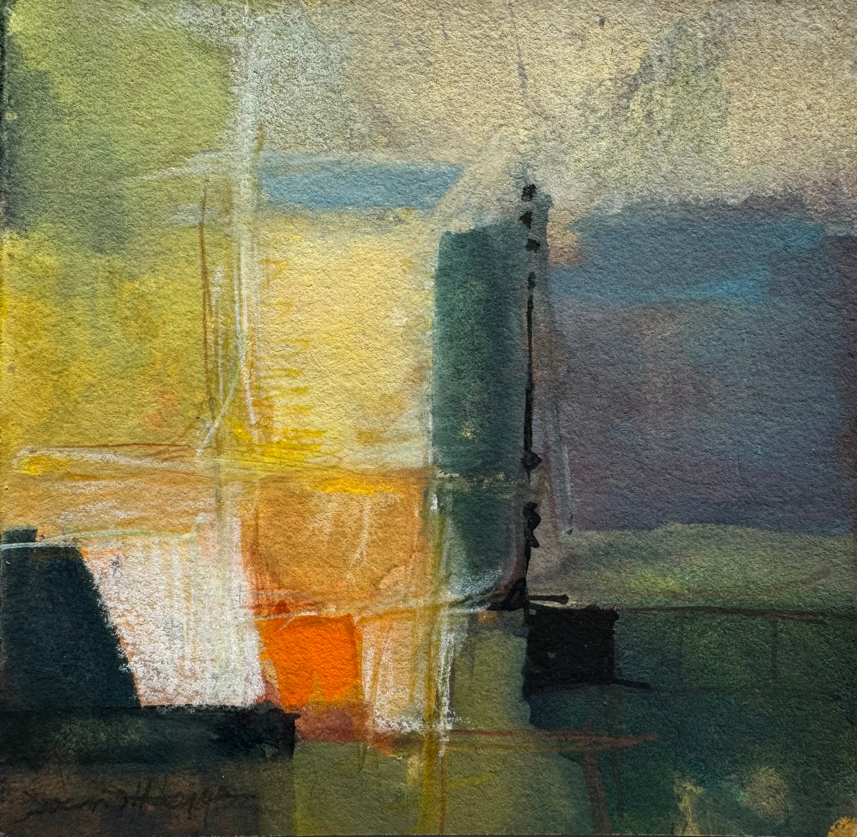 Line Off Center II – Lauren Clark Fine Art