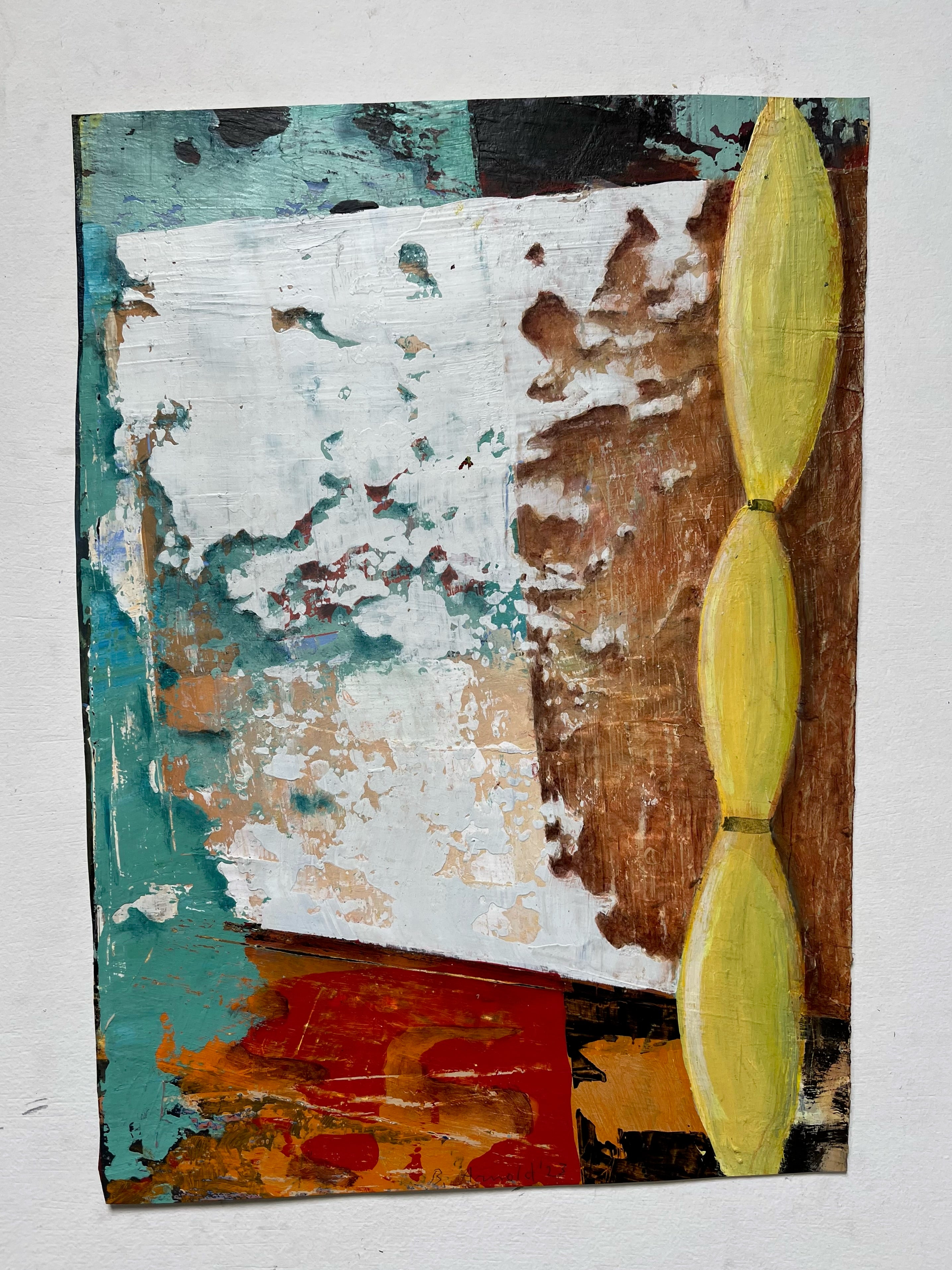 Yellow Column – Lauren Clark Fine Art